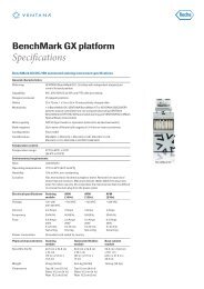 BenchMark ULTRA Spec Sheet - Ventana Medical Systems