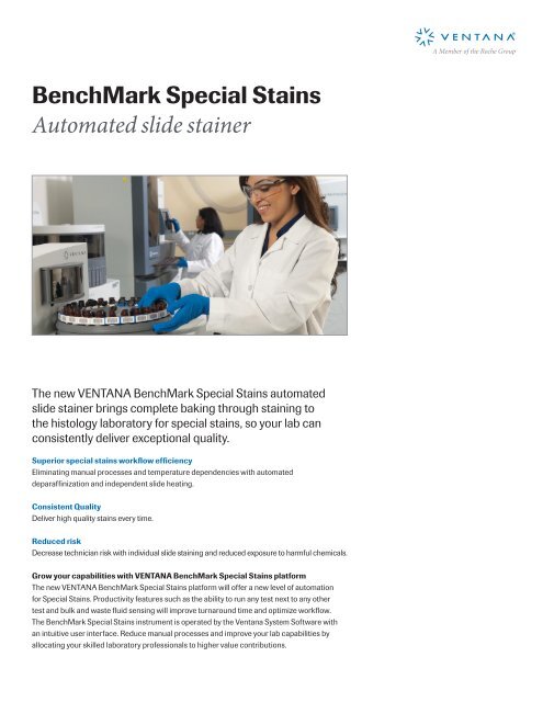 VENTANA BenchMarkSpecial Stains automated baking through ...