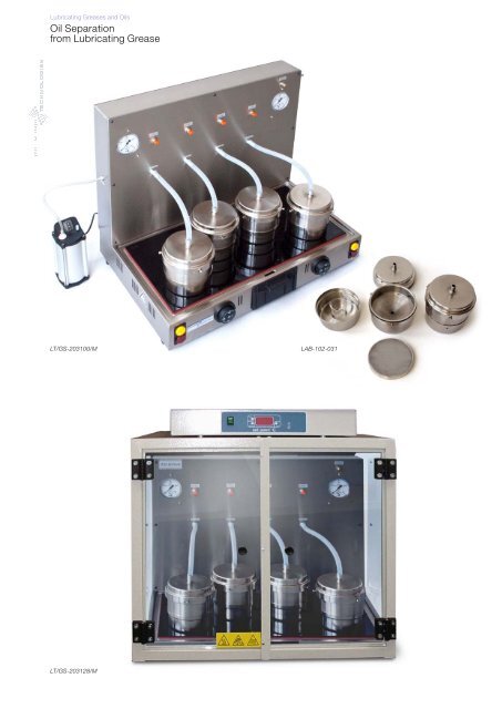 Oil Separation from Lubricating Grease - Lin-tech.ch