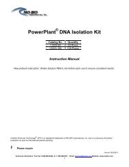 PowerSoil -htp 96 Well Soil DNA Isolation Kit - MO BIO Laboratories