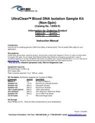 PowerSoil -htp 96 Well Soil DNA Isolation Kit - MO BIO Laboratories