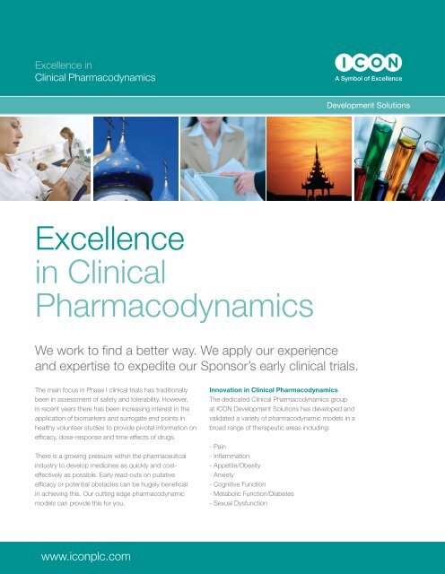 Excellence in Clinical Pharmacodynamics - ICON plc