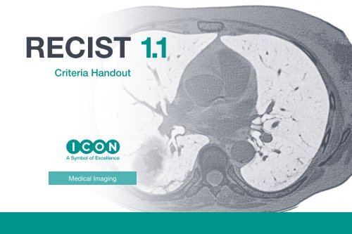 RECIST 1.1 Criteria Handout - ICON plc
