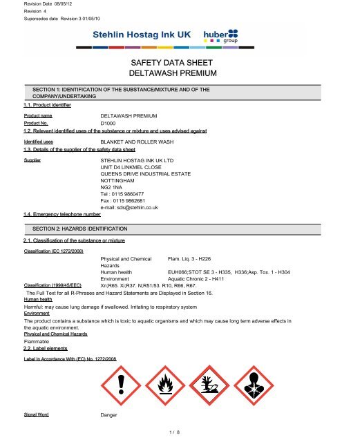 Deltawash Premium D1000 - Stehlin Hostag UK