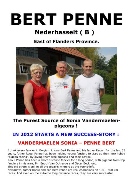 BERT PENNE â€“ Nederhasselt - Hans Verschueren