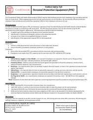 Sample Lesson Plan - Personal Protective Equipment (PPE) 1 Topic ...