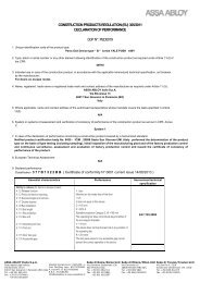 Declaration of Performance DoP No. 0759-CPD-0490 - Fischer Italia