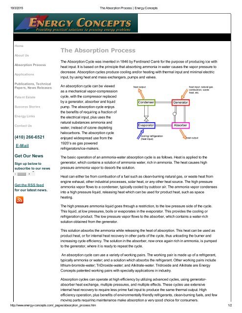 The Absorption Process