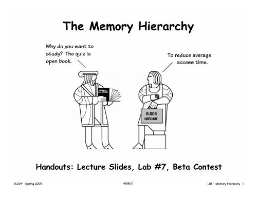 The Memory Hierarchy