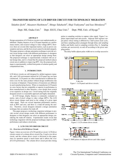 TRANSISTOR SIZING OF LCD DRIVER CIRCUIT FOR ...