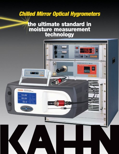 Optical Chilled Mirror Hygrometers - The Kahn Companies