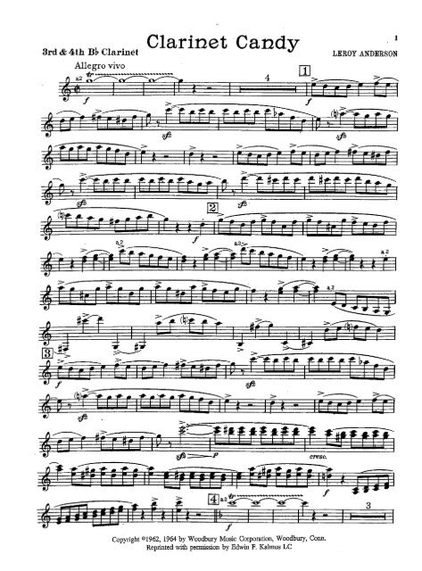 Clarinet 'Candy - Cdbtech.net