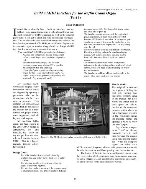 Build a MIDI Interface for the Raffin Crank Organ_Mike Knudsen__18-19 ...