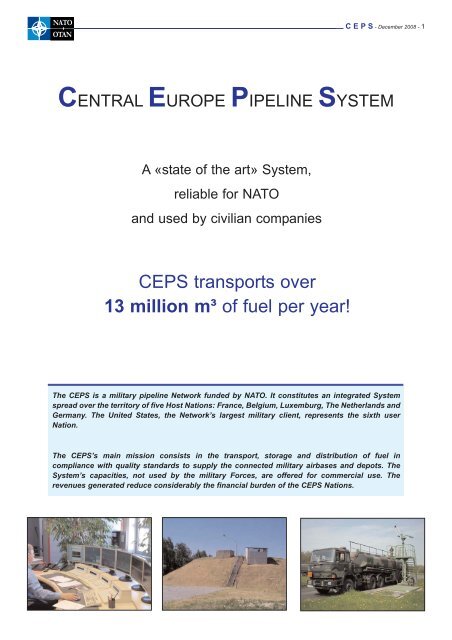 CENTRAL EUROPE PIPELINE SYSTEM