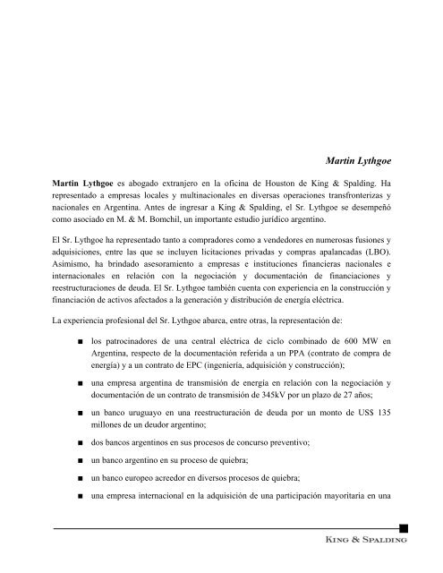 Martin Lythgoe - King & Spalding
