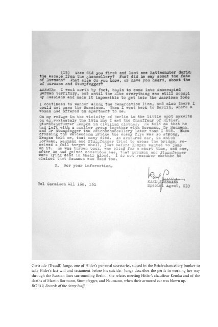 Gertrude (Traudl) Junge,