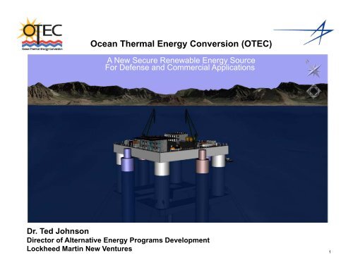 Ocean Thermal Energy Conversion (OTEC)