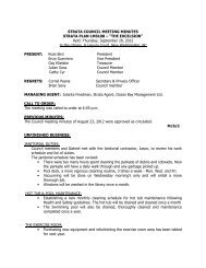 STRATA COUNCIL MEETING MINUTES STRATA PLAN LMS108 ...