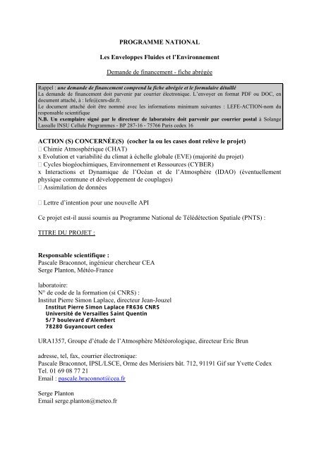 exemplaire demande de financement de projet