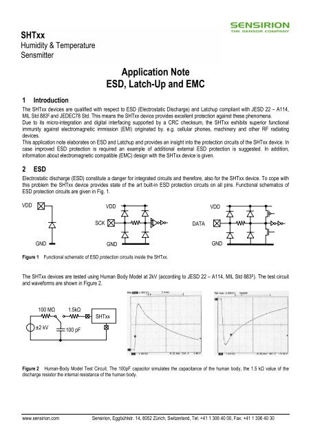 Application Note ESD, Latch-Up and EMC