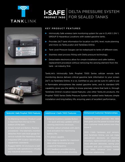 I-SAFE - TankLink