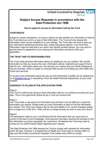 Data Protection Replying to a subject access request providing the ...