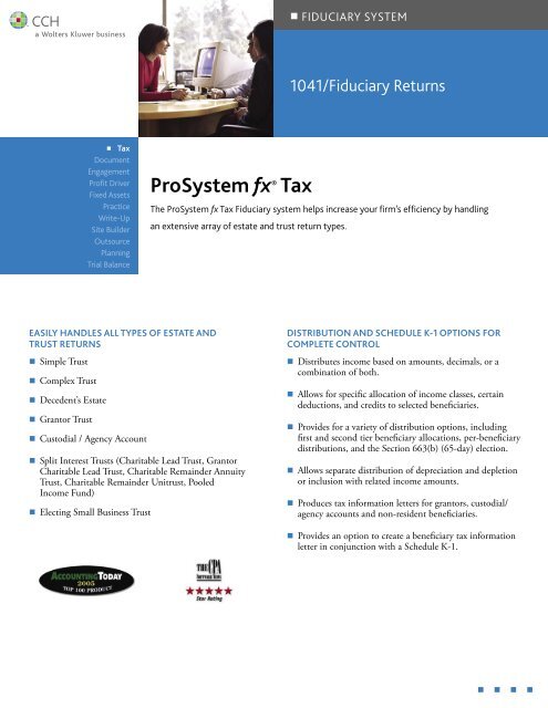 ProSystem fxÂ® Tax - CCH