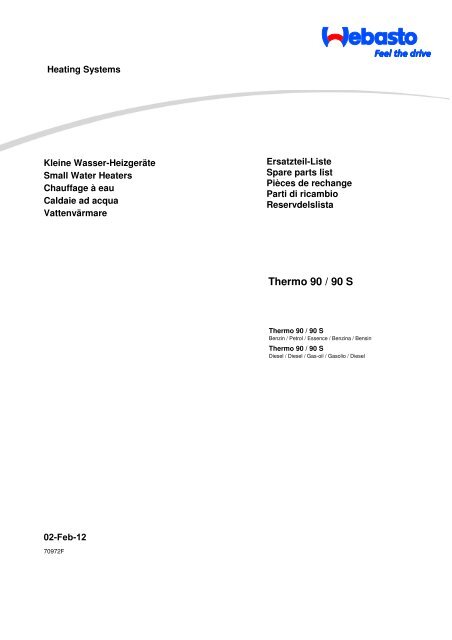 Webasto Spare Parts Catalogue | Reviewmotors.co