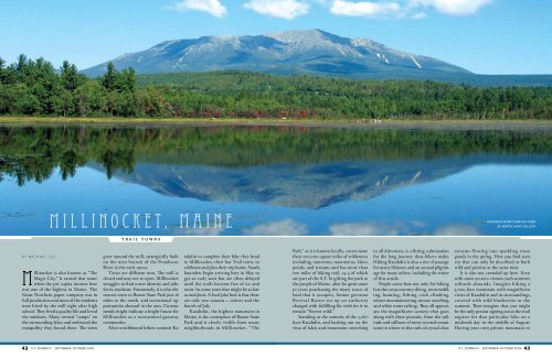 Millinocket, Maine - Appalachian Trail Conservancy