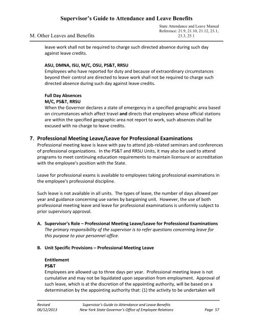 Supervisor’s Guide