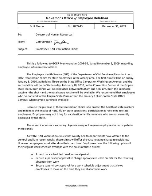 Employee Relations Toolkit - NYS Governor's Office of Employee ...