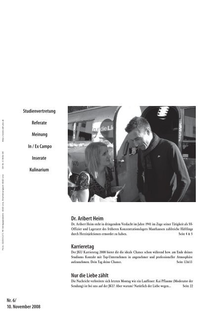 Karrieretag Nur die Liebe zählt Dr. Aribert Heim - Österreichische ...
