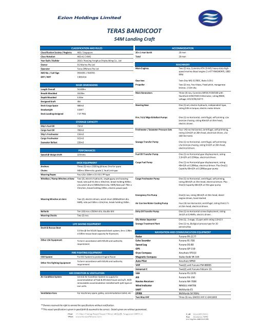 Tug and Barge Specifications (EDITABLE).xlsx - Teras Offshore