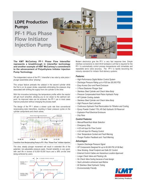 PF-1 Plus Phase Flow Initiator Injection Pump se p - KMT McCartney