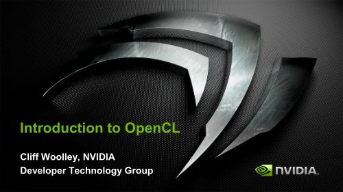 Introduction to OpenCL