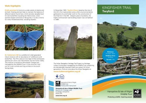 Kingfisher Trail walk leaflet - Walk4Life