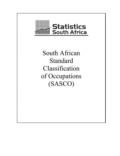 South African Standard Classification of Occupations (SASCO)