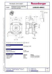 59Z113-000-Y - Rosenberger Hochfrequenztechnik