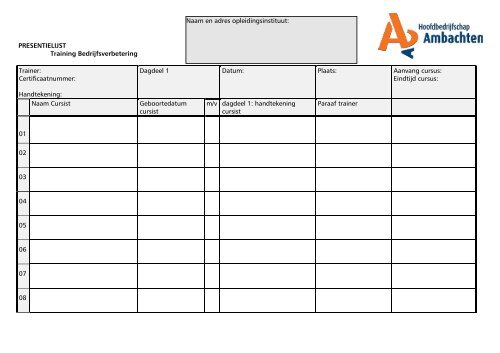 Presentielijst training bedrijfsverbetering.pdf - HBA