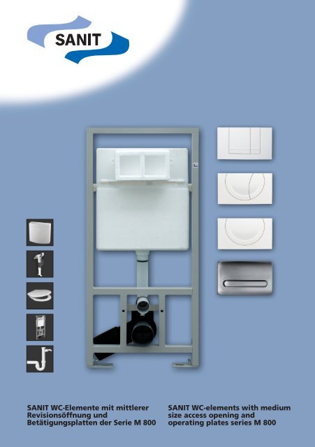 SANIT WC-Elemente mit mittlerer RevisionsÃ¶ffnung ... - Glynwed Asia