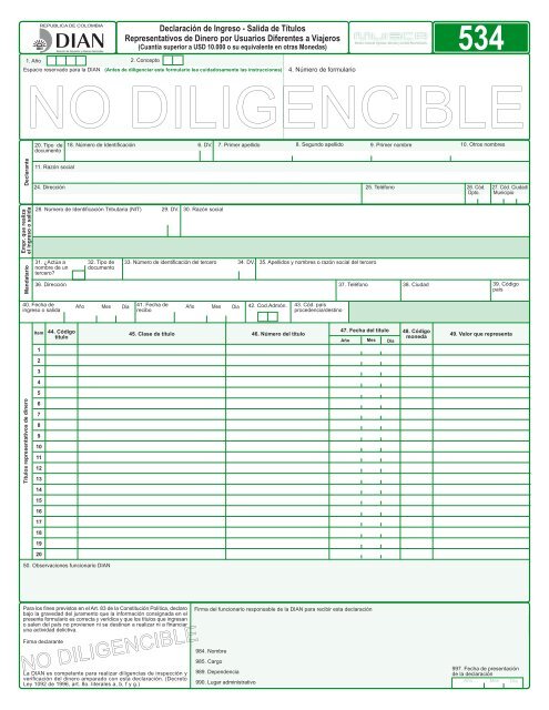 formulario 534 - Actualicese