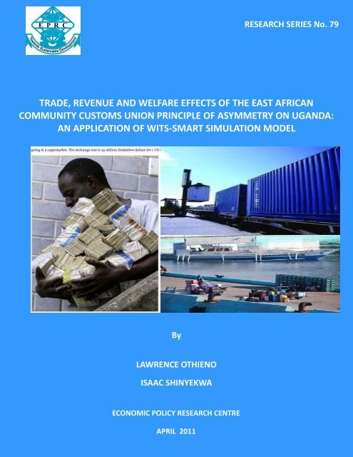 trade, revenue and welfare effects of the east ... - AgEcon Search