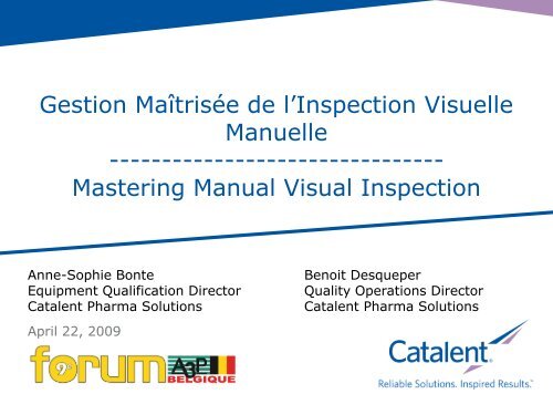Mastering Manual Visual Inspection - A3P