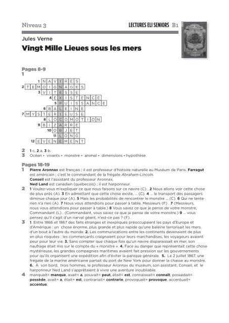 Vingt Mille Lieues sous les mers - Eli Readers