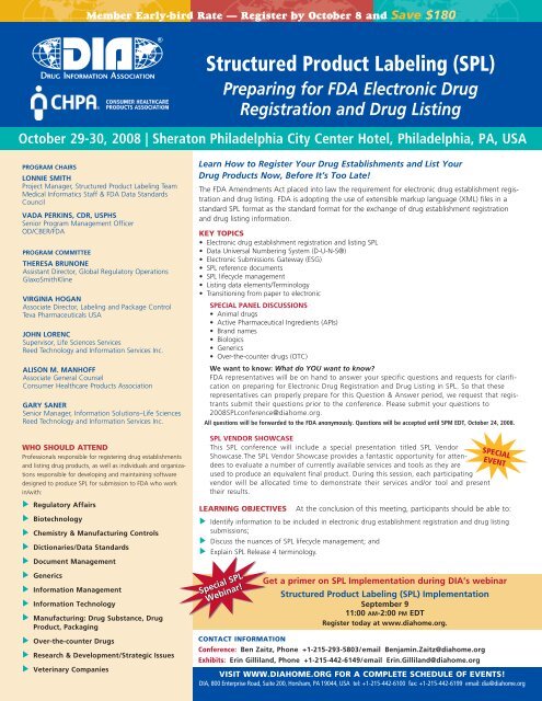 Structured Product Labeling Spl Spl Work Group