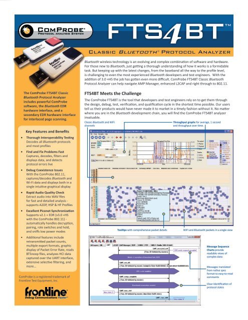 FTS4BT Datasheet - Frontline Test Equipment