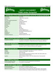 SAFETY DATA SHEET TASKI Tapi TR 103 - Joo Yong