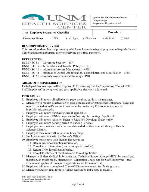 Page 1 of 4 DESCRIPTION/OVERVIEW This procedure describes ...