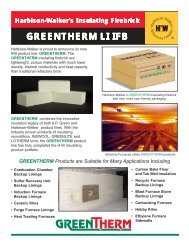 Harbison-Walker Insulating Castables for the ... - jjmedina.com.ec