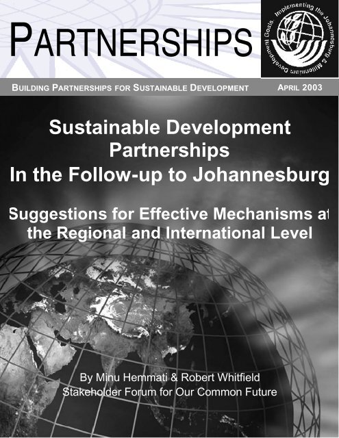 Partnerships Paper - Earth Summit 2002